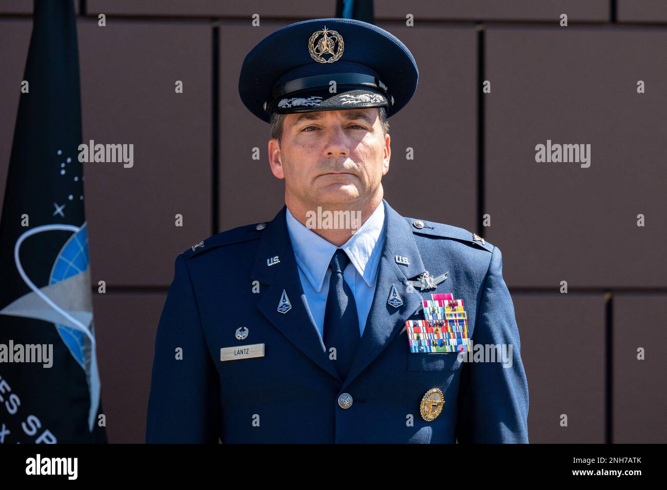 U.S. Space Force Col. Max E. Lantz II, outgoing commandant of the ...