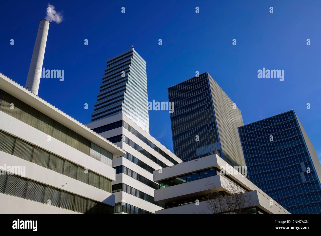 Roche Pharma (Schweiz) AG buildings in Basel, Switzerland. Design by ...