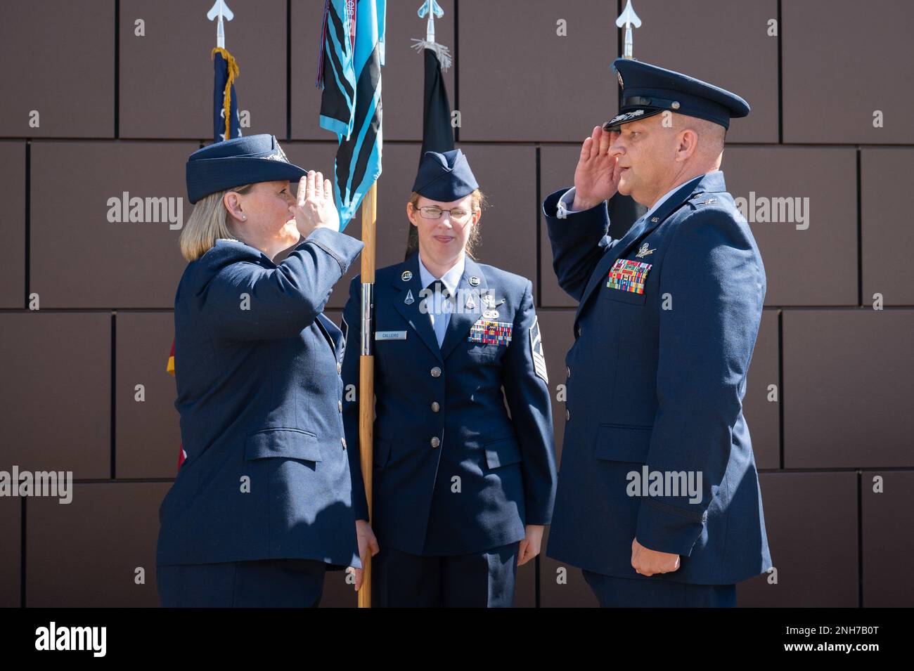 U.S. Space Force Col. Kenneth F. L. Klock, incoming commandant of the ...