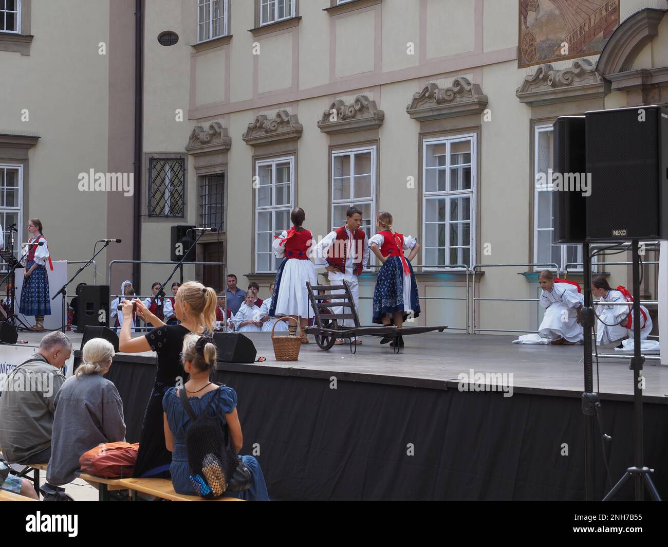 BRNO, CZECH REPUBLIC - CIRCA SEPTEMBER 2022: Mezinarodni folklorni ...