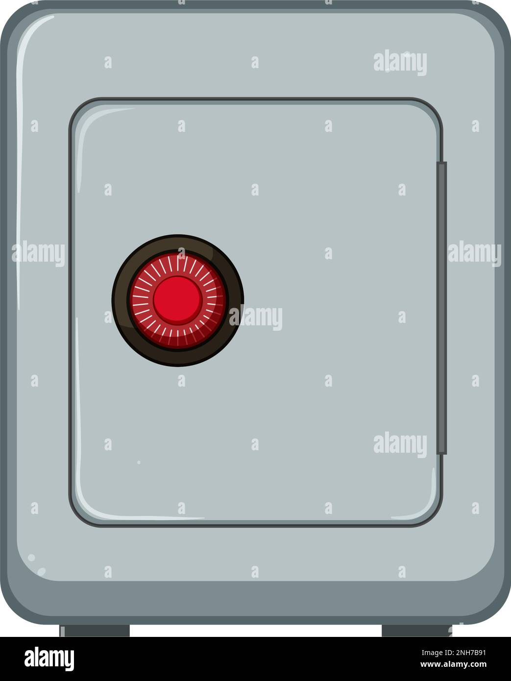 box safe cartoon vector illustration sign color Stock Vector Image ...