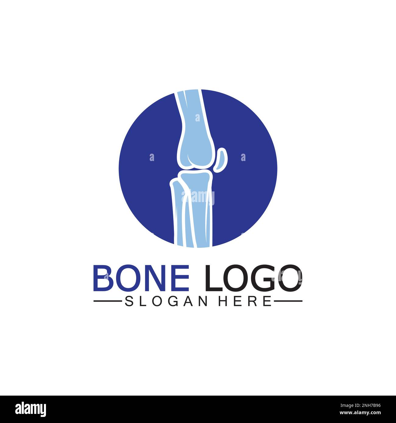 Bone logo vector template symbol illustration of joint Stock Vector ...
