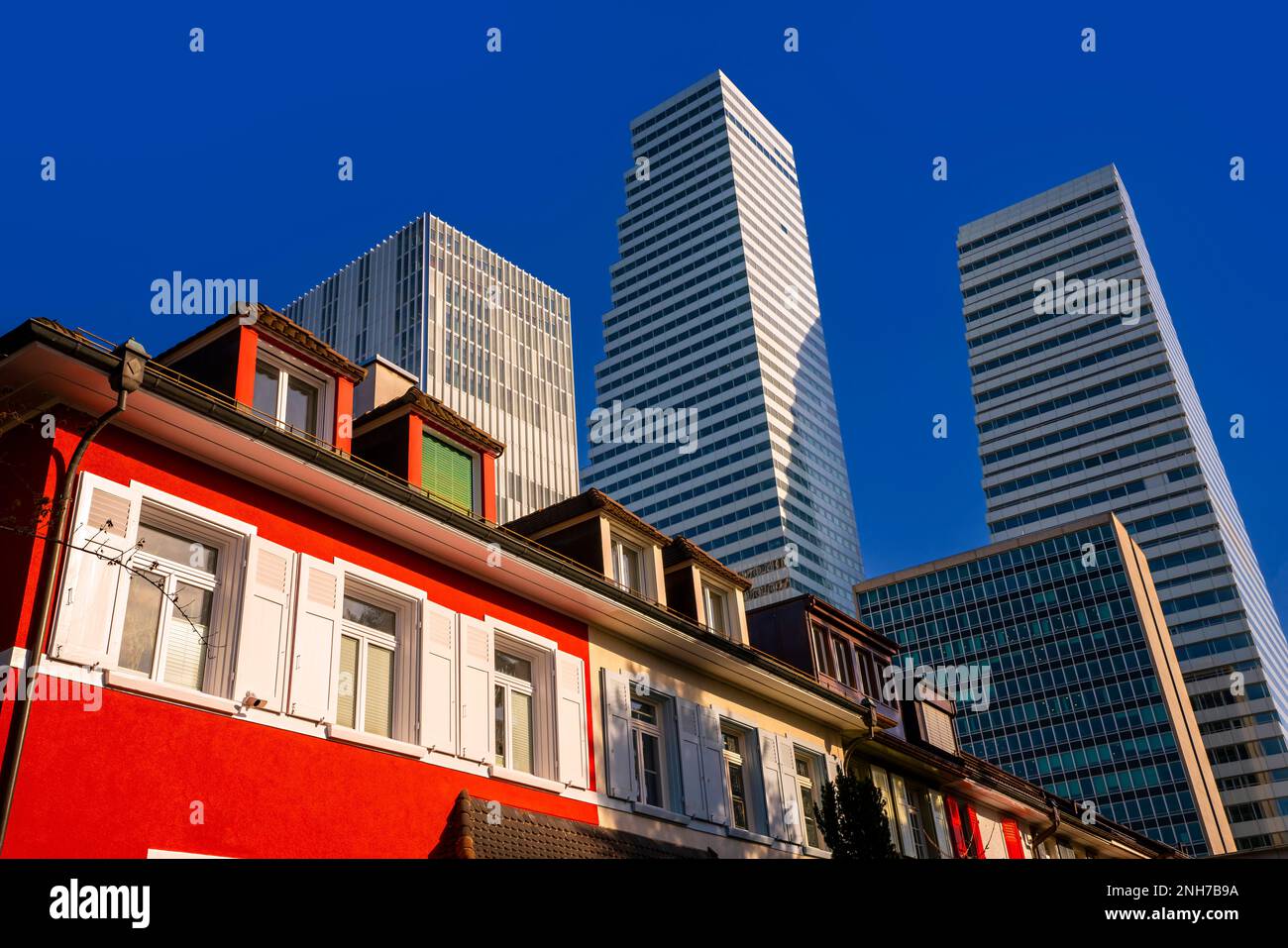 Roche Pharma (Schweiz) AG buildings in Basel, Switzerland. Design by ...