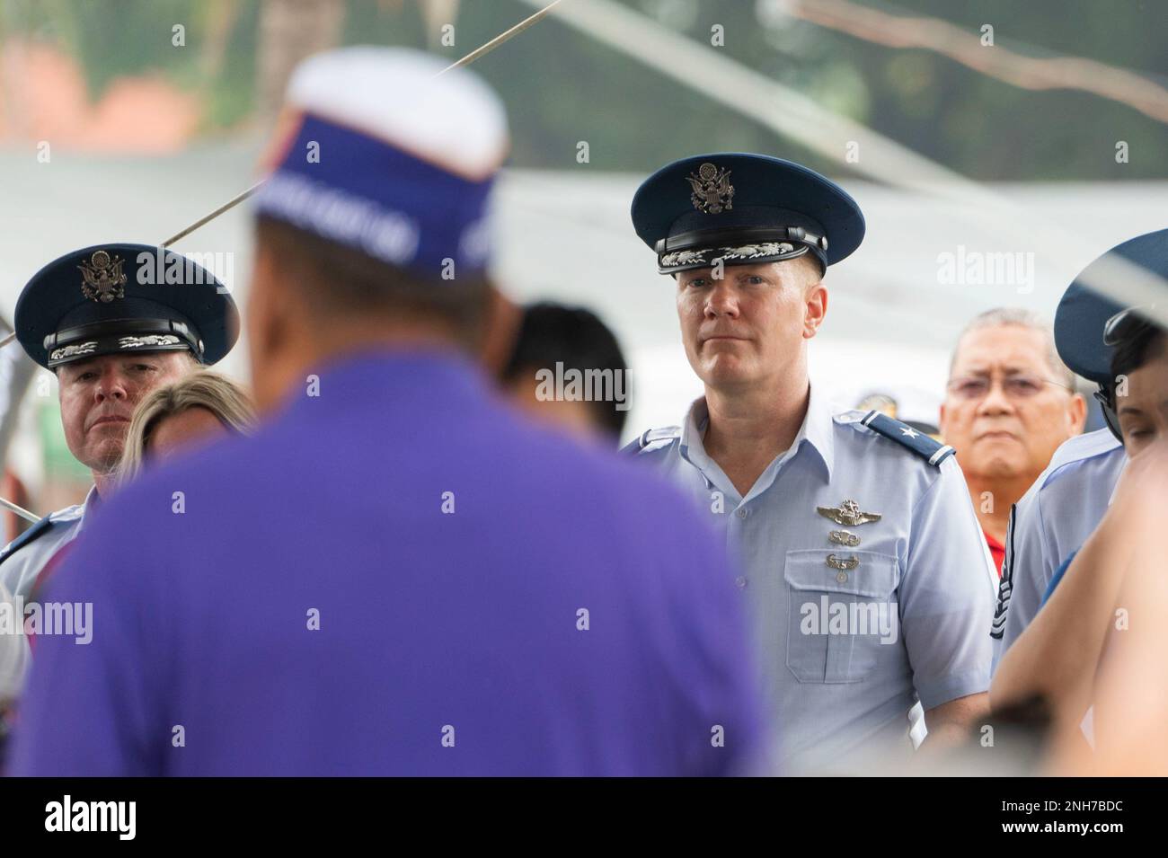 U.S. Air Force Brig. Gen. Paul R. Birch, commander of the 36th Wing ...