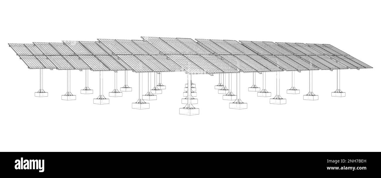 Solar Panel Field Stock Photo - Alamy