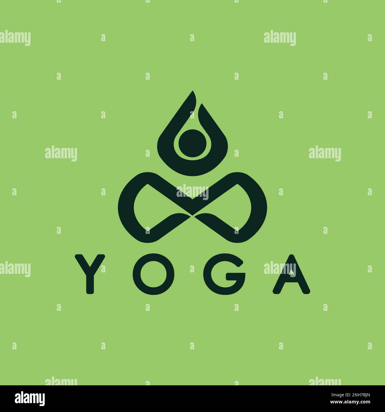 Simple yoga Stock Vector Images - Alamy