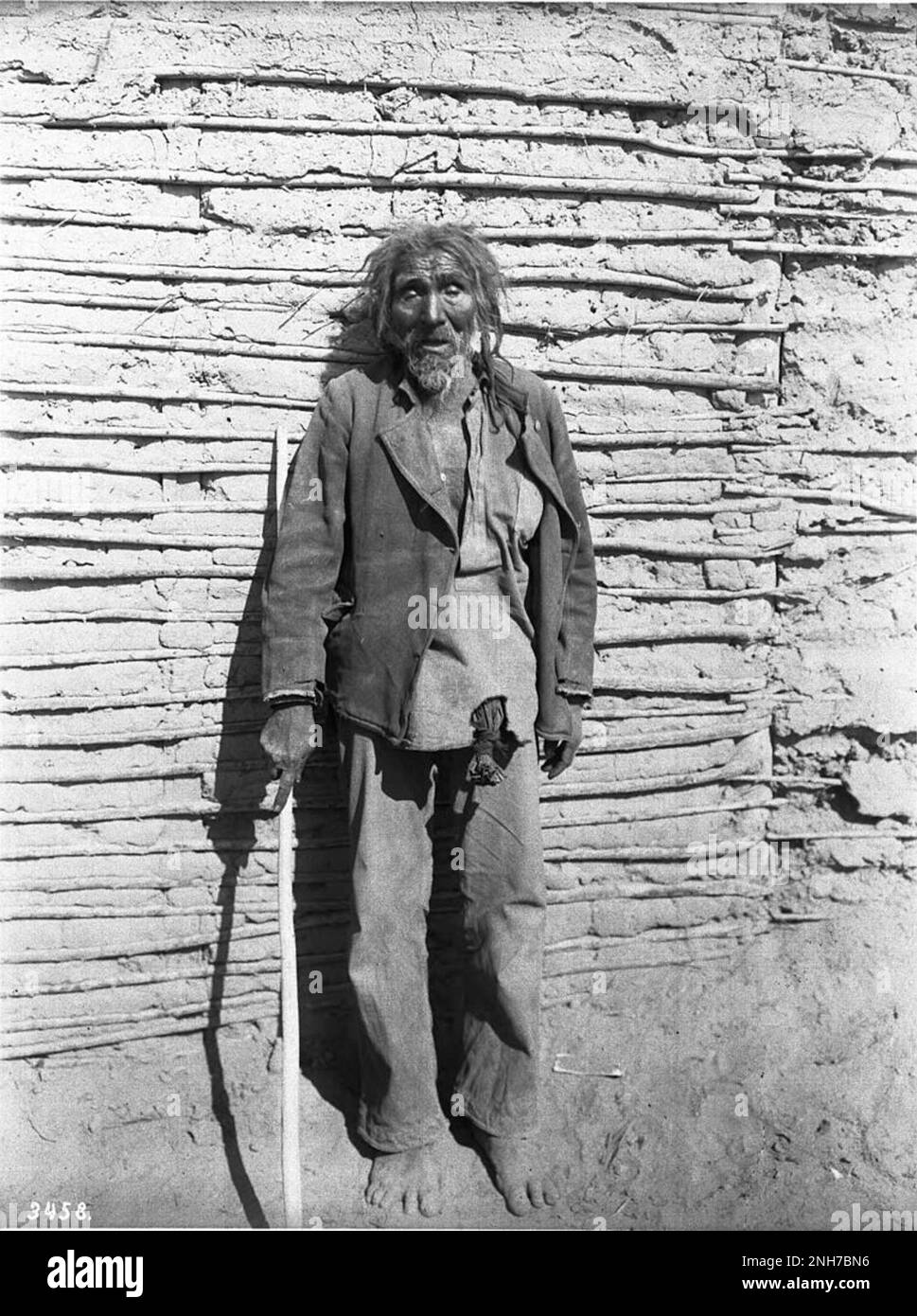 Photograph of Avarigne, an old Yuma Indian man, ca.1900 Stock Photo - Alamy