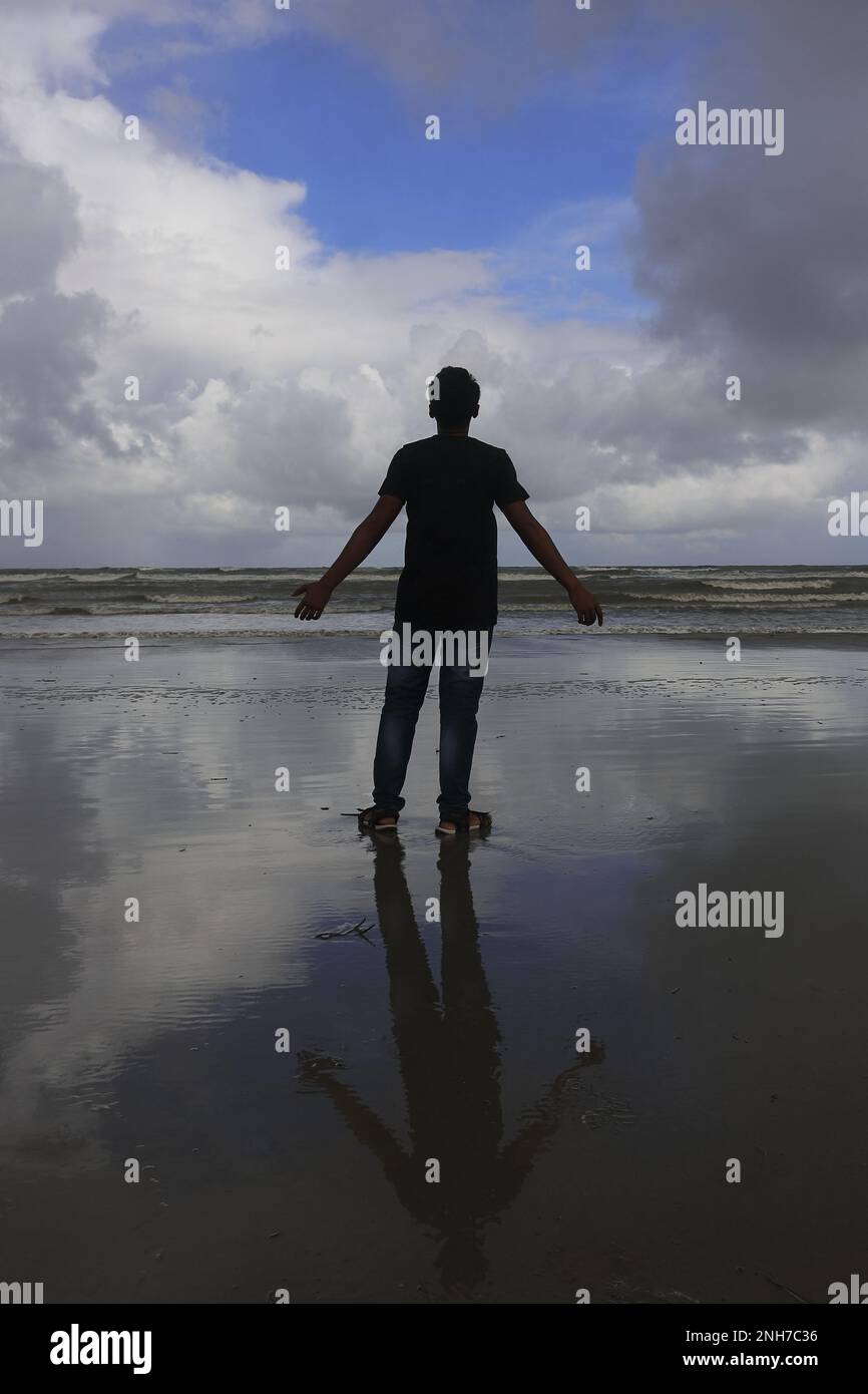 beautiful travel destination henry's island sea beach near bakkhali ...