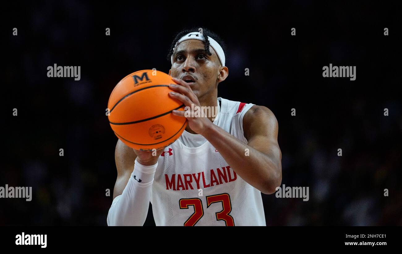 Maryland guard Ian Martinez during the second half of an NCAA college ...