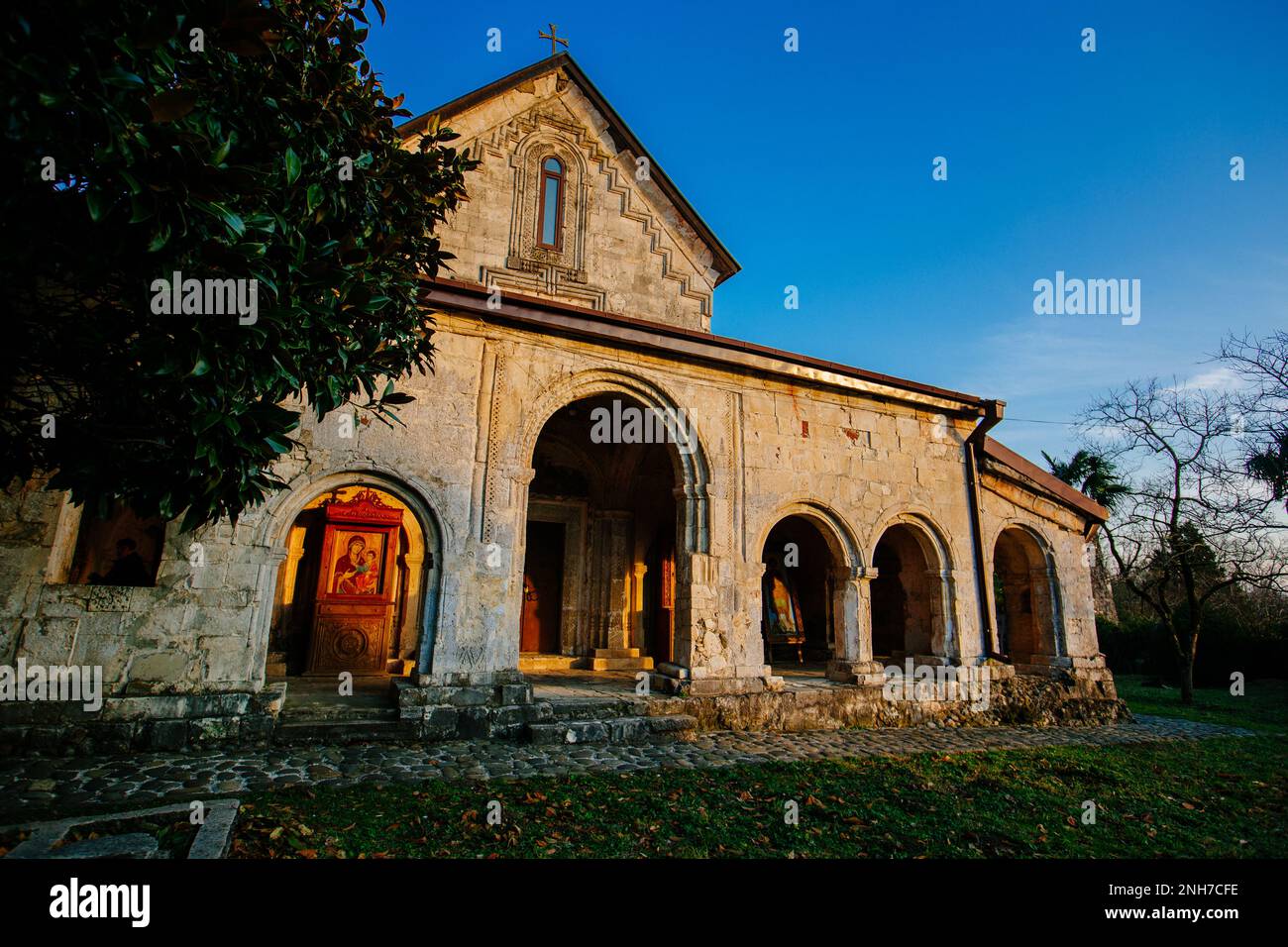 Old Khobi Convent, Georgian Orthodox monastery, XIII century Stock ...