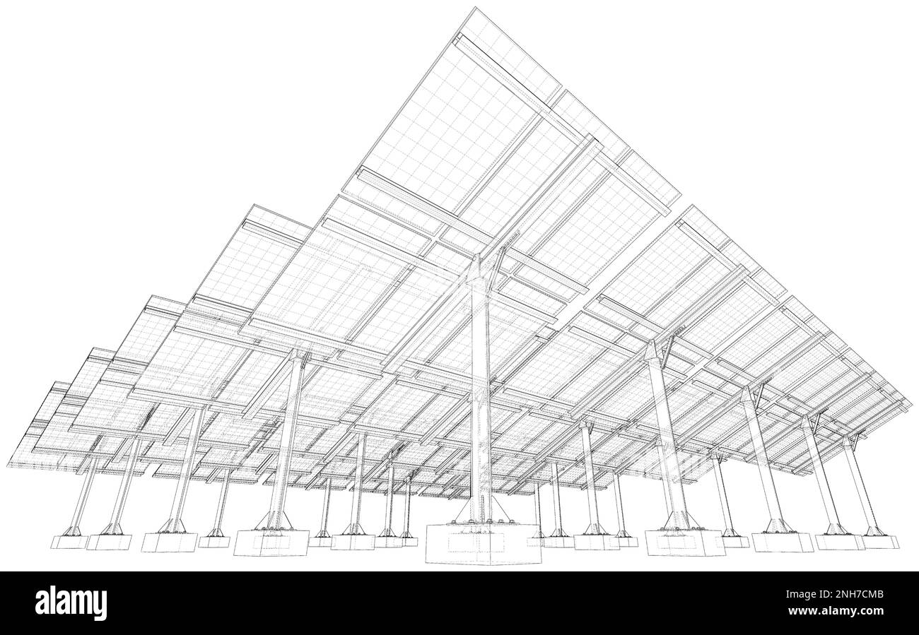 Solar Panel Field Stock Photo - Alamy