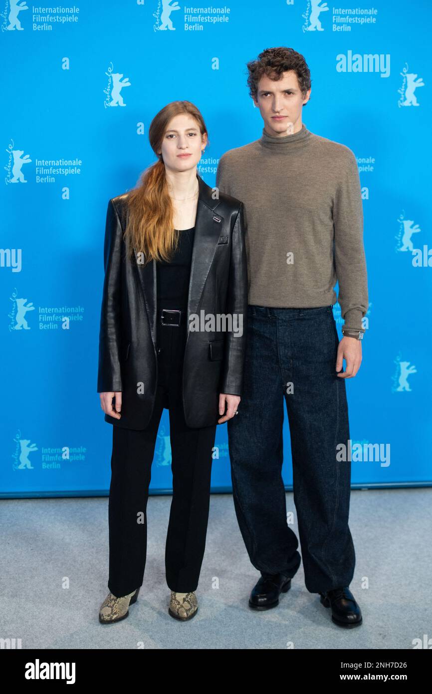 Agathe Bonitzer and Aliocha Schneider attending the Music Photocall as ...