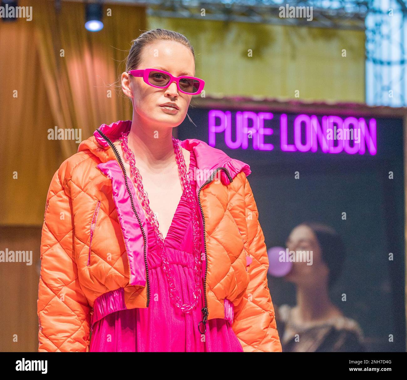 Pure London 2023 Catwalk Runway Olympia London British Fashion Event ...