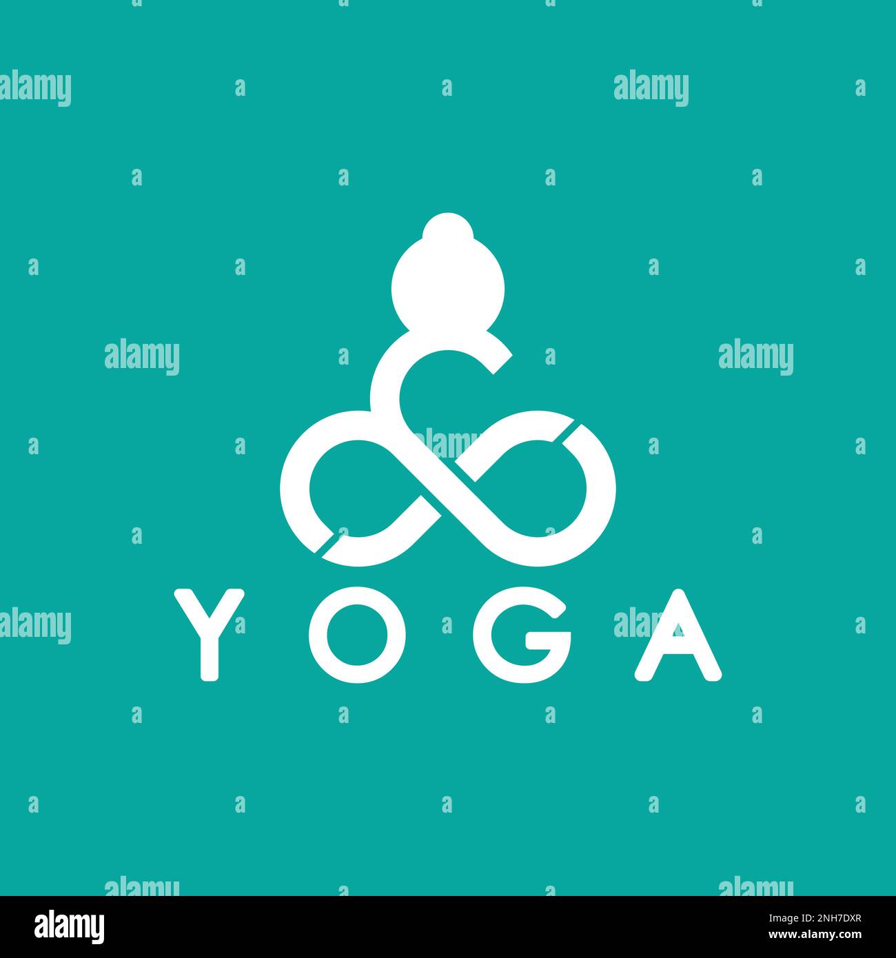 Simple yoga Stock Vector Images - Alamy
