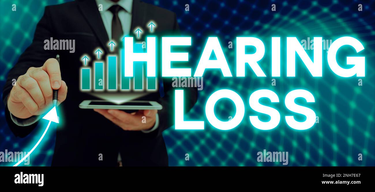 Inspiration showing sign Hearing Loss. Word for is partial or total ...