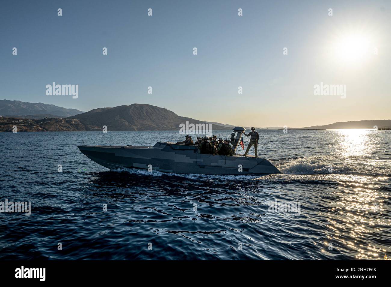 U.S. Naval Special Warfare Combatant-Craft Crewmen with Special Boat ...