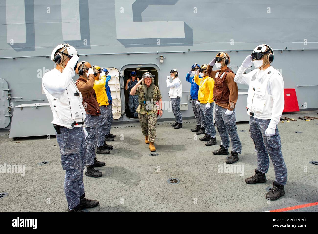 PACIFIC OCEAN (July 21, 2022) - Chief of Naval Operations Adm. Mike ...