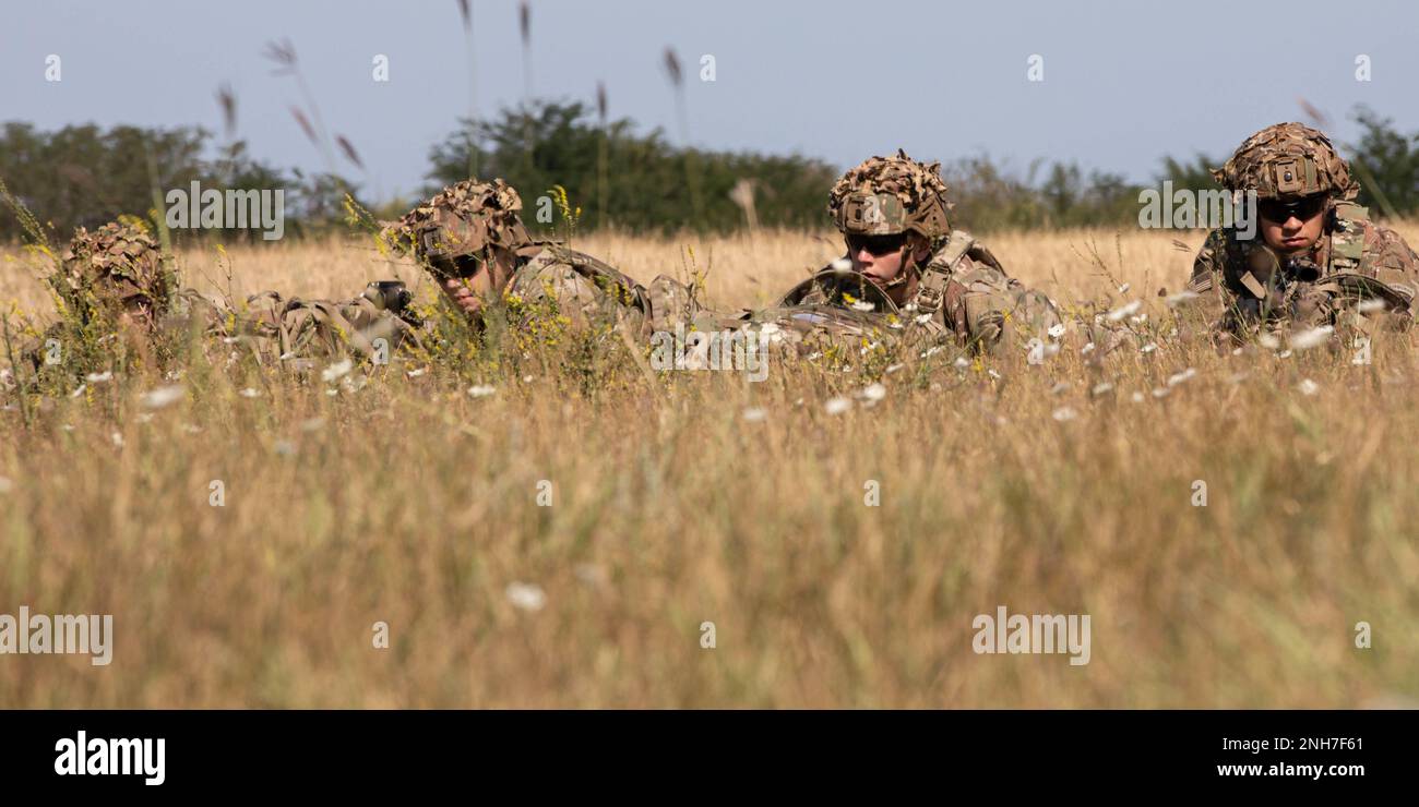 Soldiers assigned to Bravo Company, 1st Battalion, 502nd Infantry ...