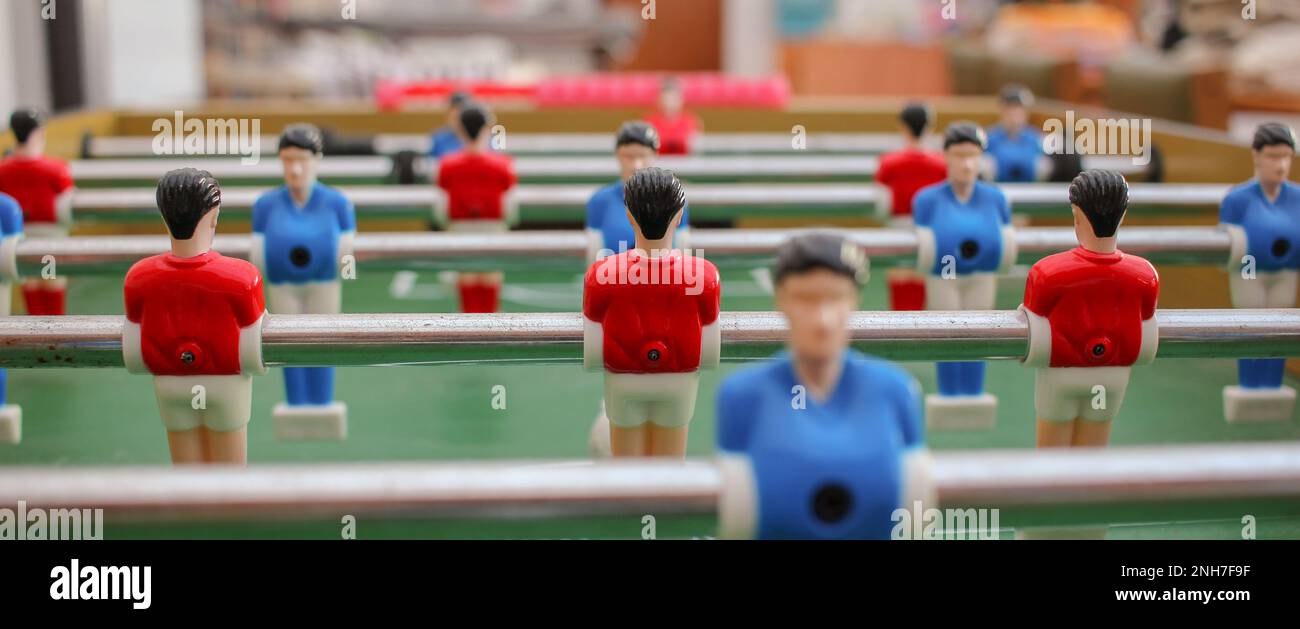 red team and blue team are ready to play Stock Photo - Alamy