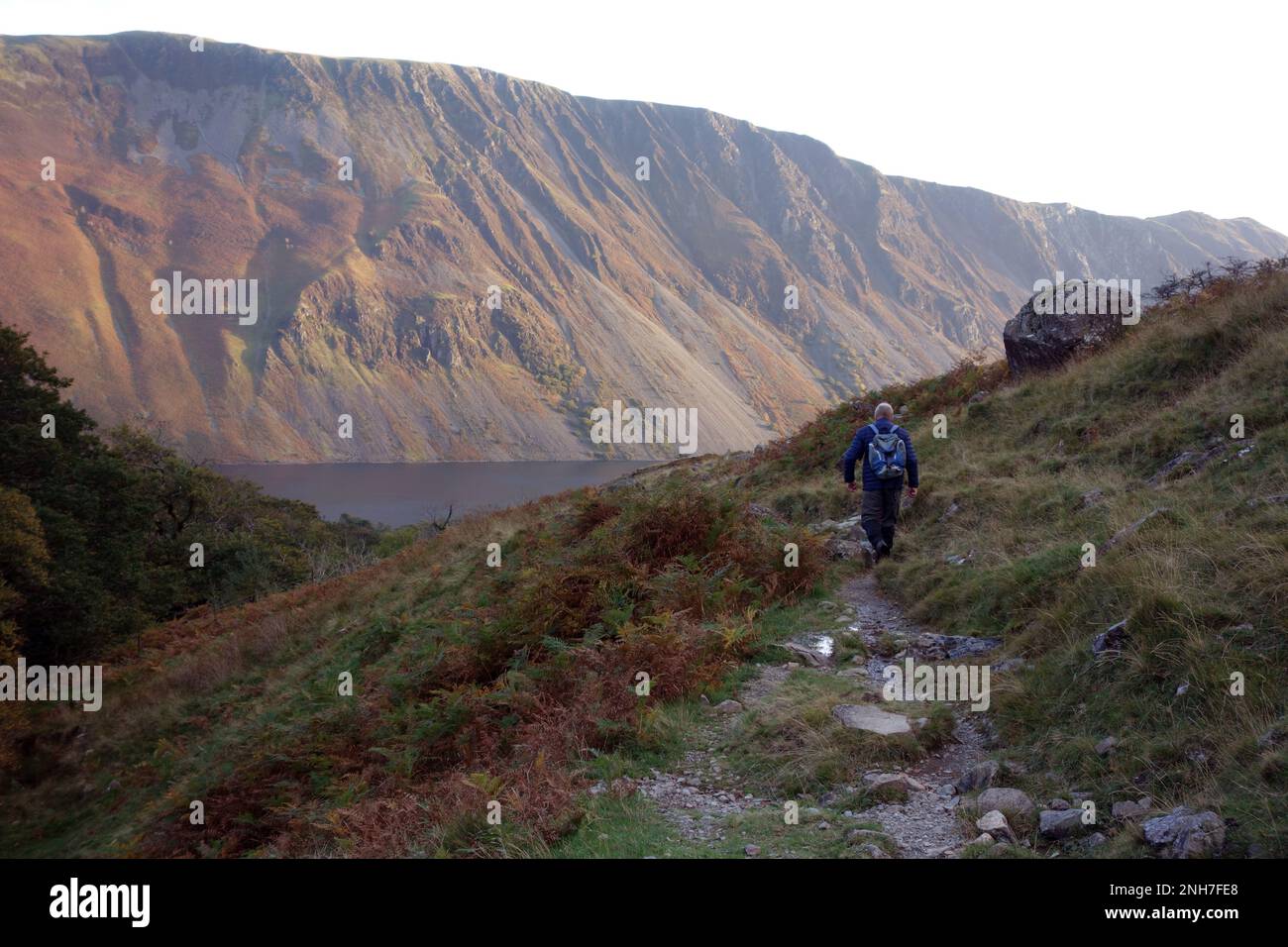 Wasdale head hiker hi-res stock photography and images - Alamy