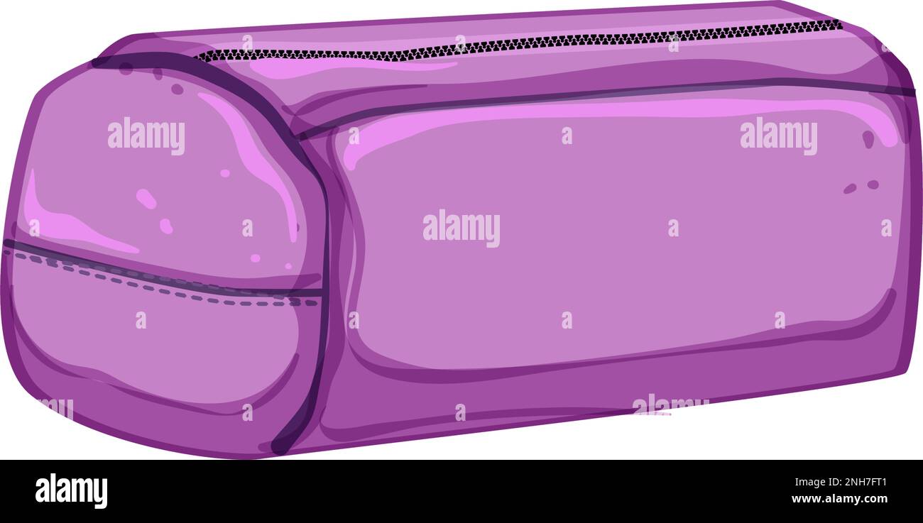 art pencil case cartoon vector illustration sign color Stock Vector ...