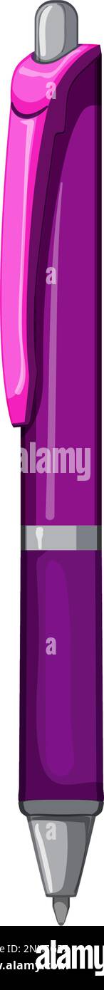 ballpoint pen cartoon vector illustration sign color Stock Vector Image ...