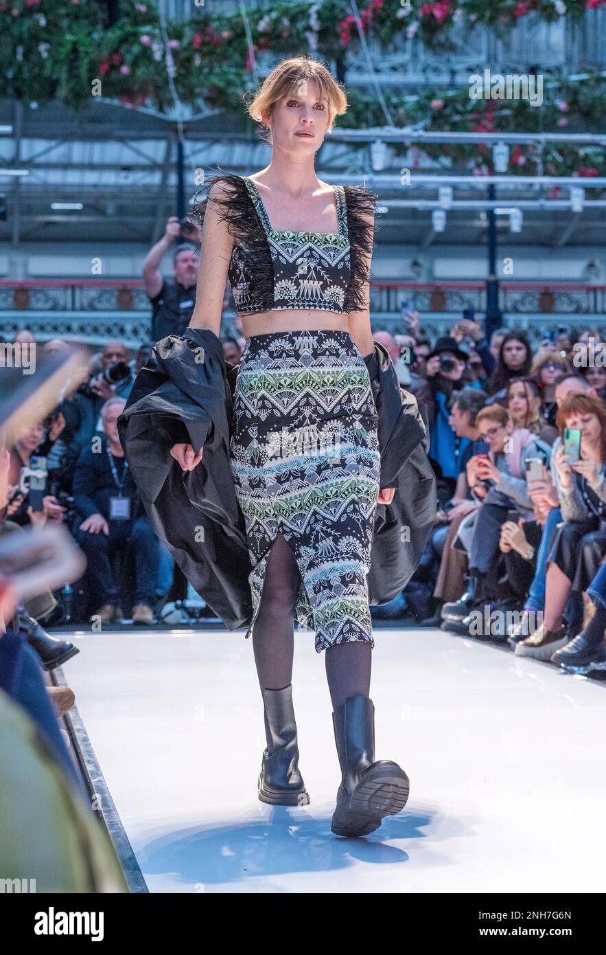 Pure London 2023 Catwalk Runway Olympia London British Fashion Event ...