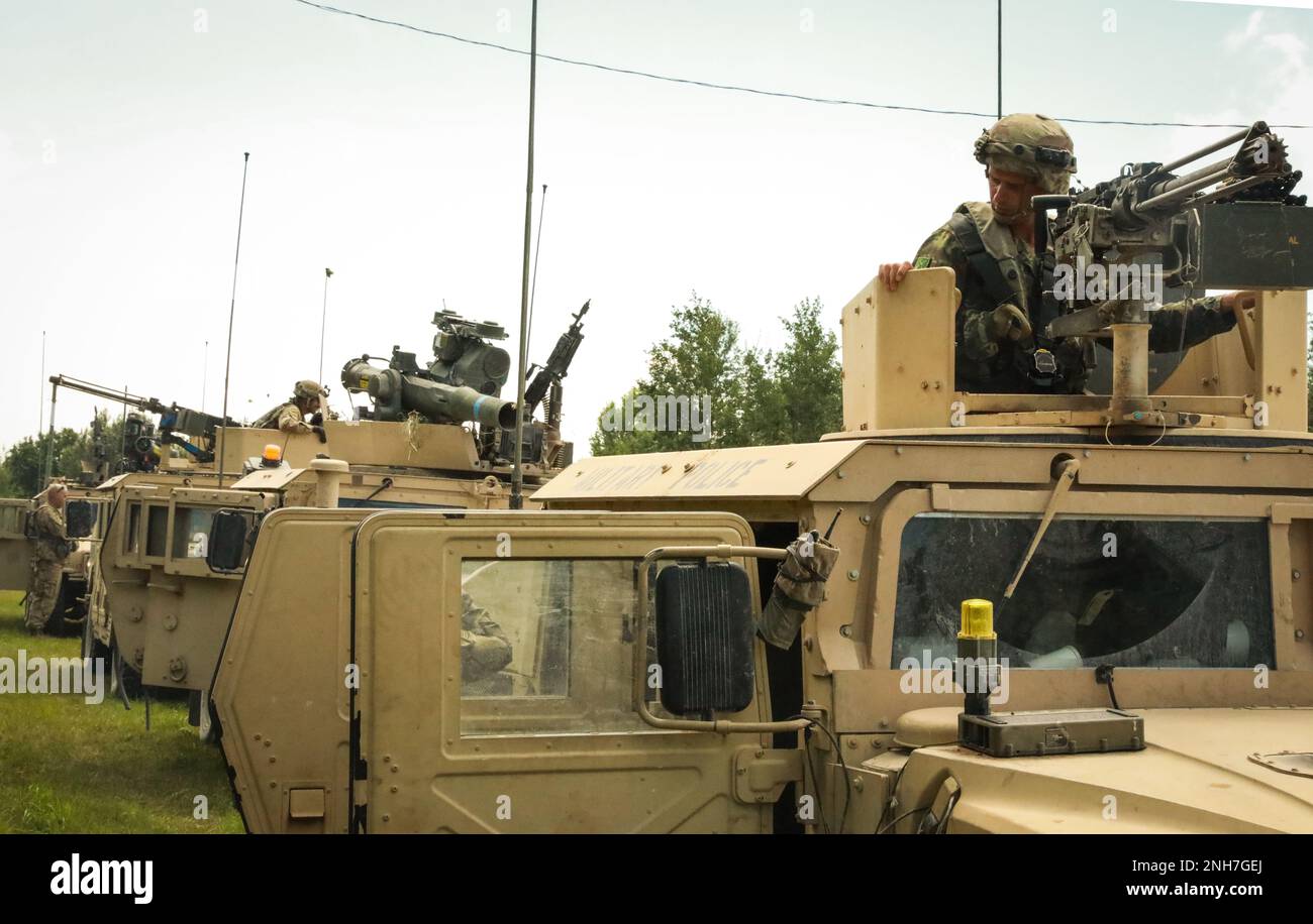An Albanian soldier attached to Delta Company, 2nd Battalion, 113th ...