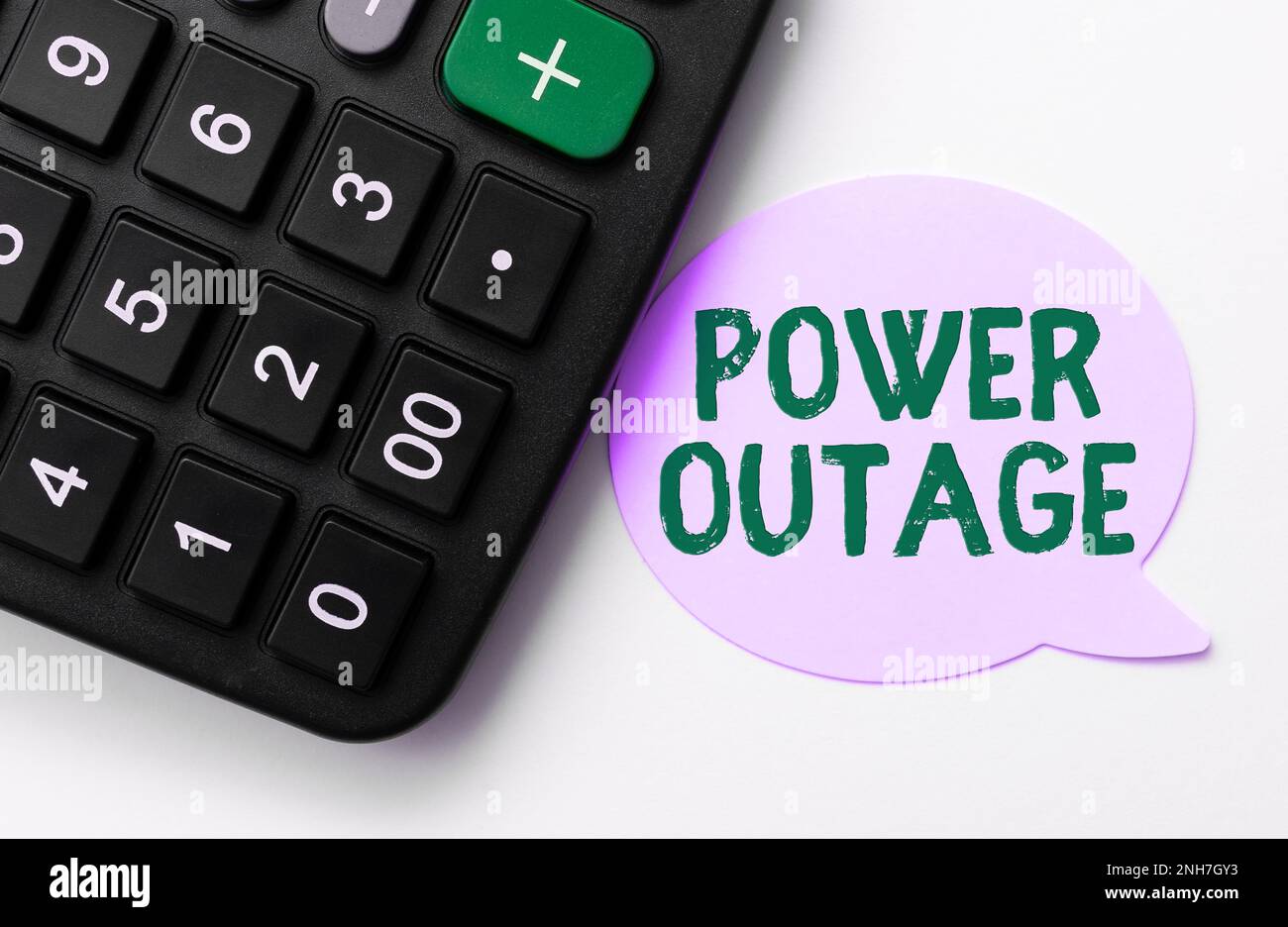 Sign displaying Power Outage. Concept meaning The ability to influence ...