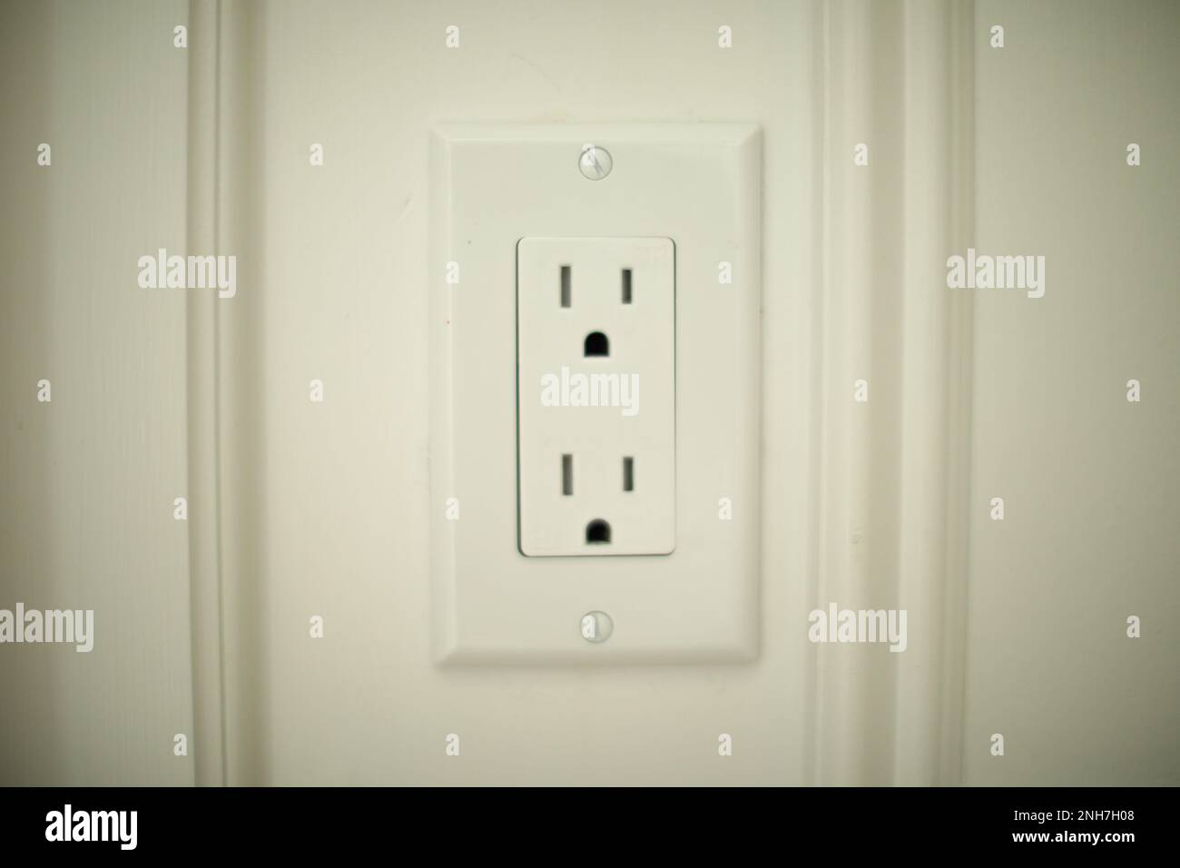 electrical plug with outlet at home modern connection Stock Photo - Alamy