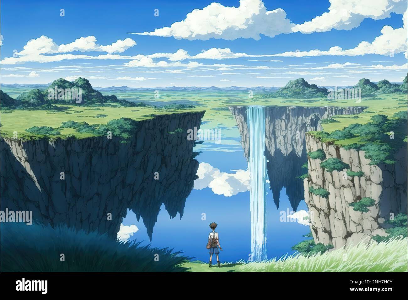 Anime inspired landscape hi-res stock photography and images - Alamy