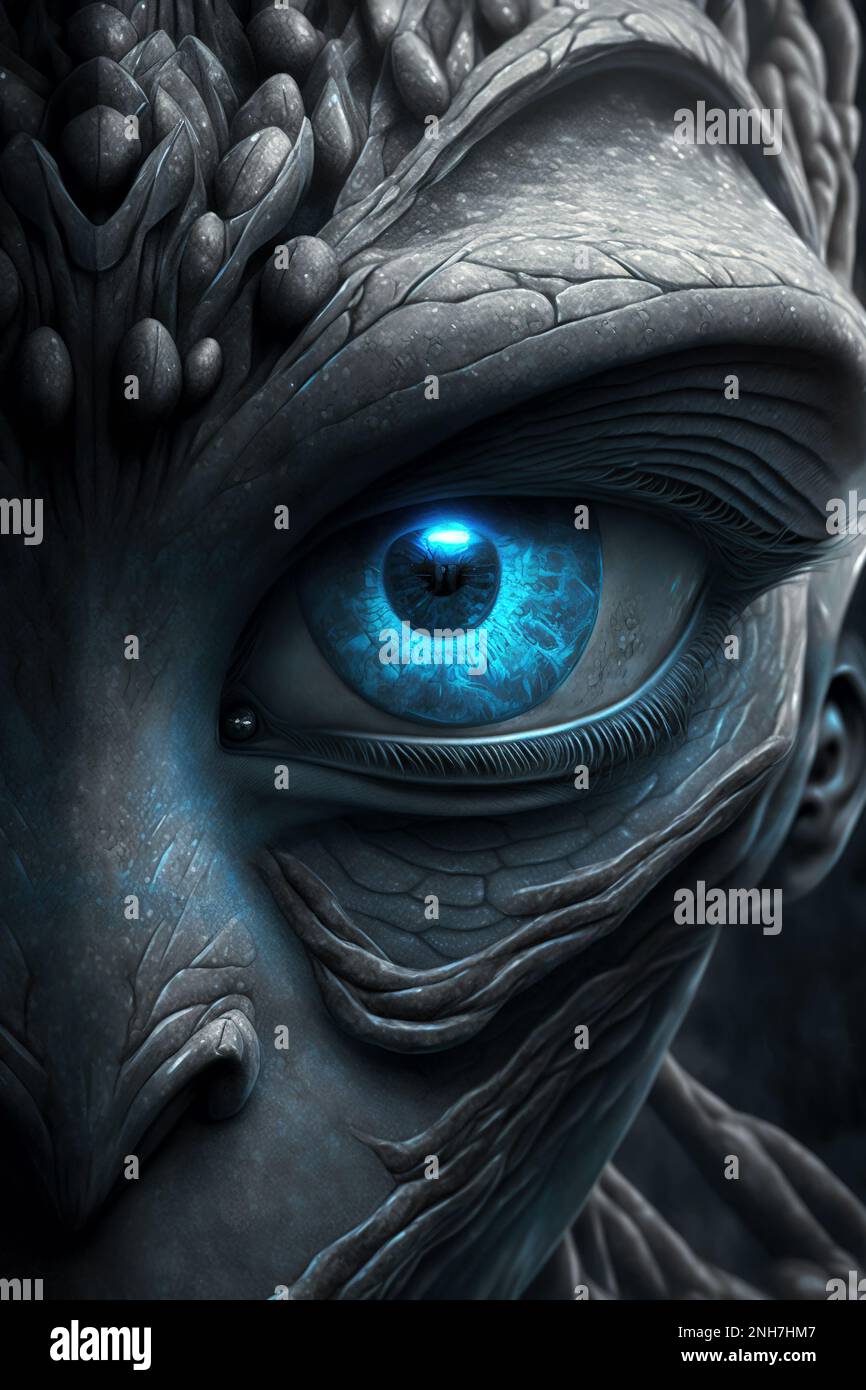 Face of an alien hi-res stock photography and images - Alamy