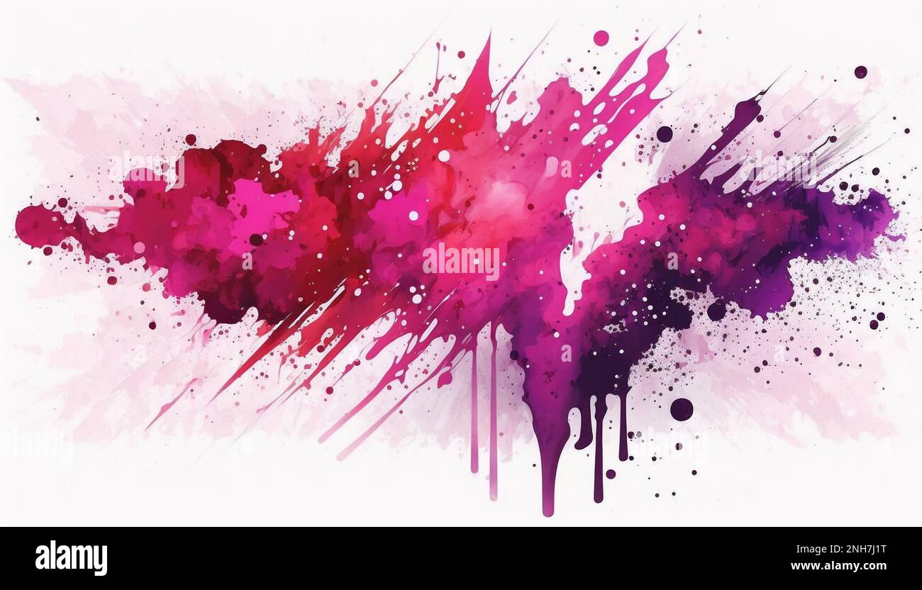 Purple paint splash hi-res stock photography and images - Alamy