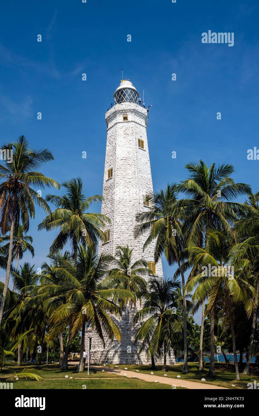 Dondra head lighthouse, Dondra, Southern Province, Sri Lanka Stock ...