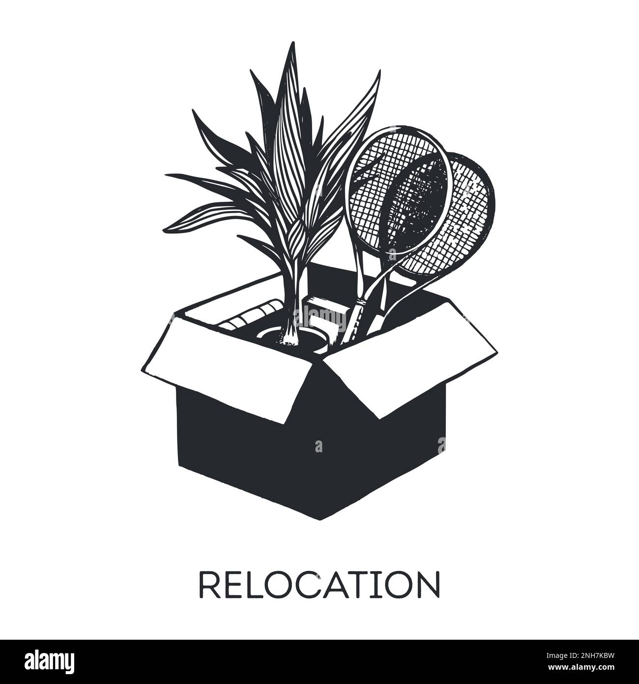 relocation vector illustration Stock Vector Image & Art - Alamy