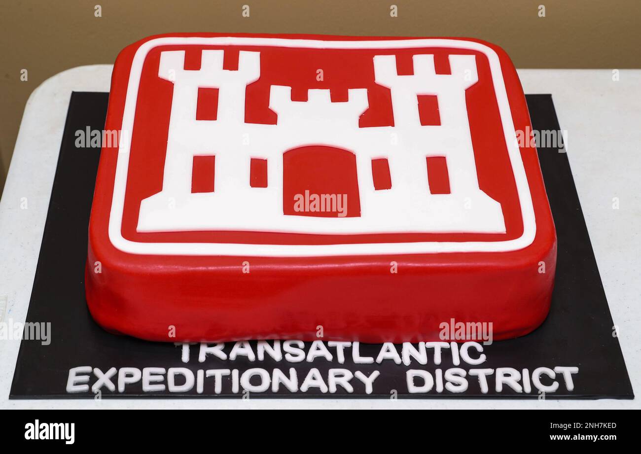 The Transatlantic Expeditionary District cake made for the reception ...