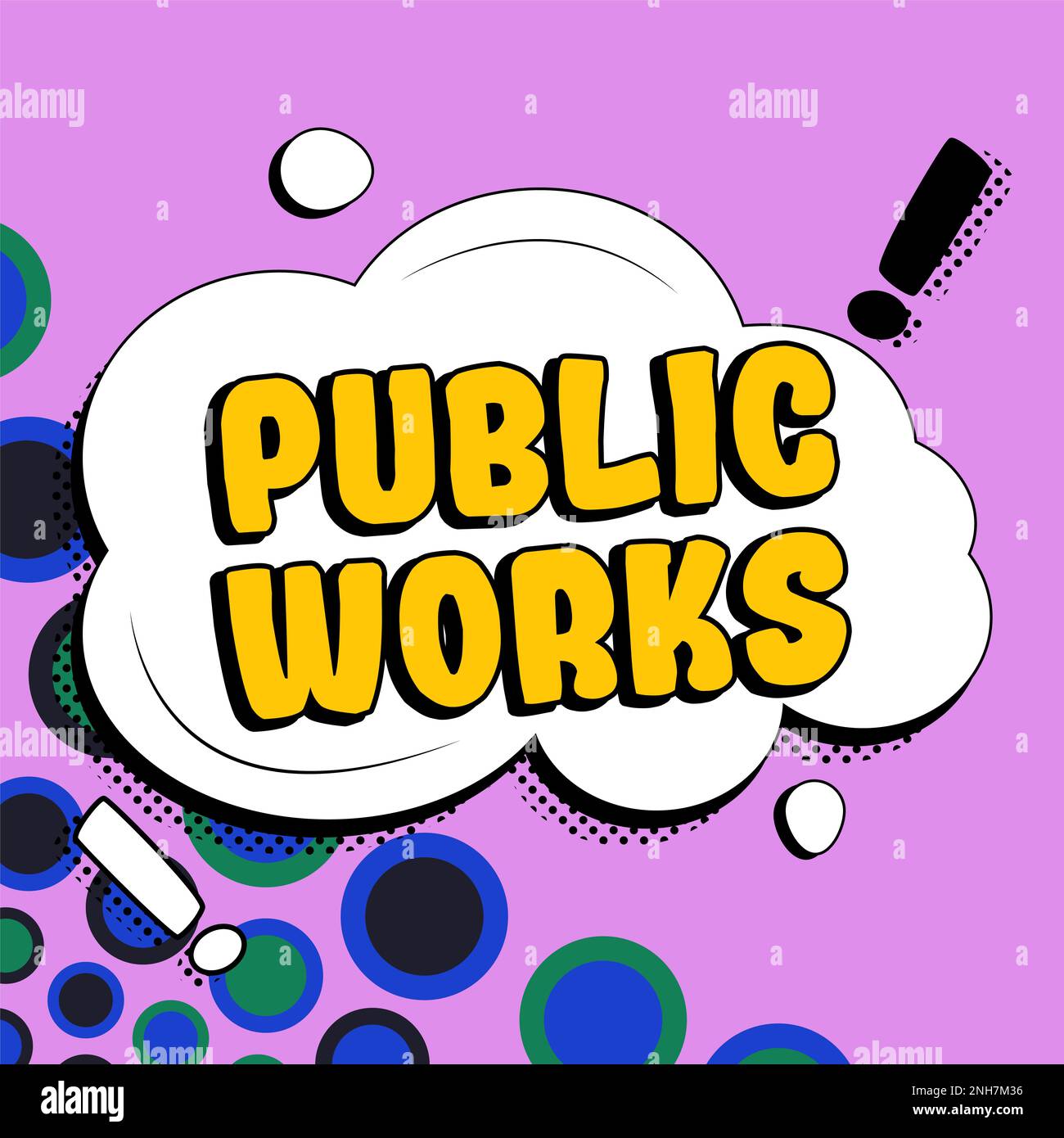 Conceptual display Public Works. Conceptual photo Describes the viewing ...