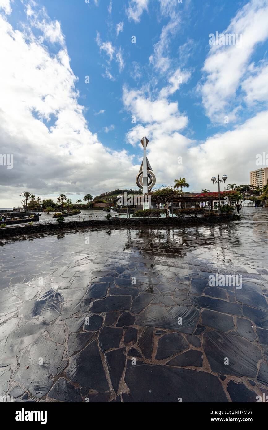 Wind Sculpture by Cesar Manrique, Santa Cruz de Tenerife, Canary ...