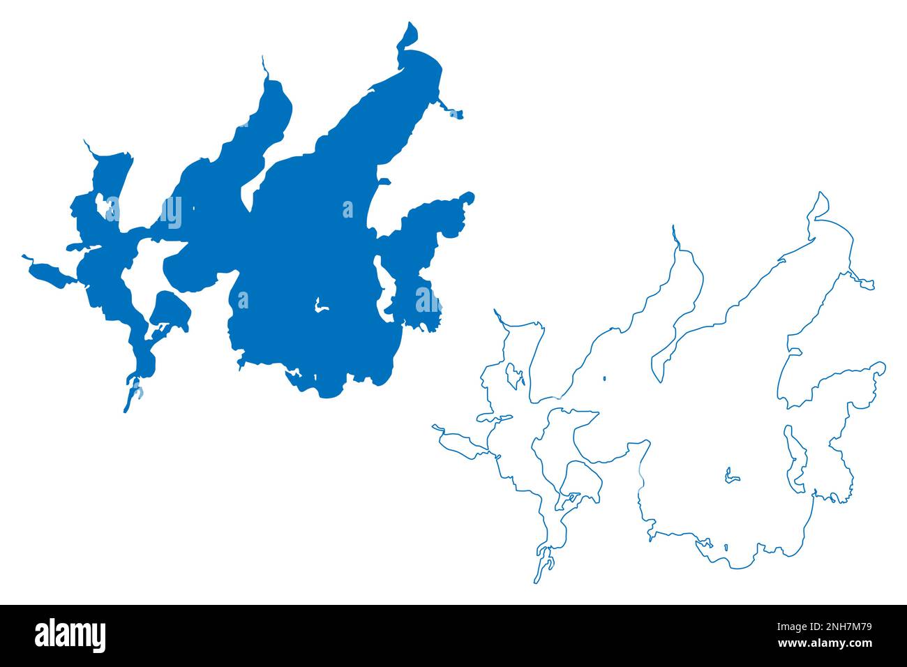Lake Leech Reservoir (United States of America, North America, us, usa ...