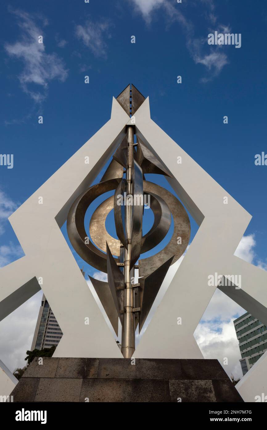 Wind Sculpture by Cesar Manrique, Santa Cruz de Tenerife, Canary ...