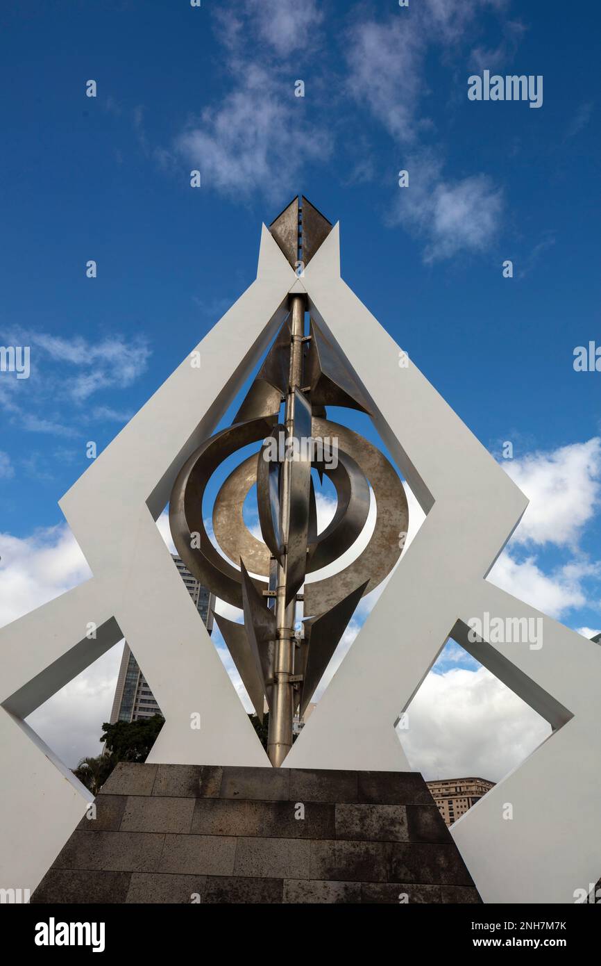 Wind Sculpture by Cesar Manrique, Santa Cruz de Tenerife, Canary ...