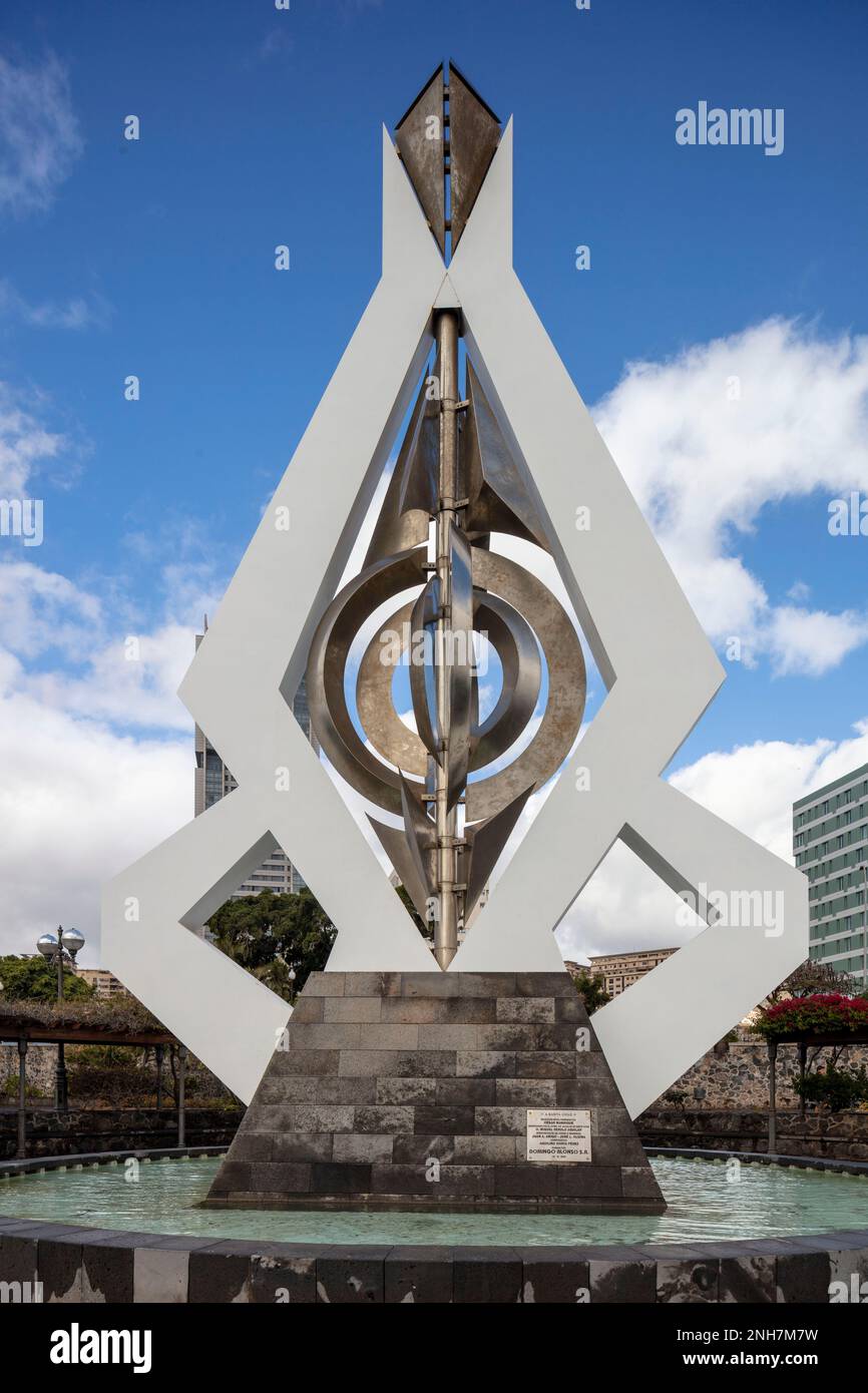 Wind Sculpture by Cesar Manrique, Santa Cruz de Tenerife, Canary ...