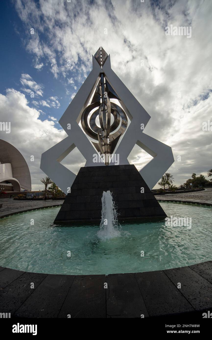 Wind Sculpture by Cesar Manrique, Santa Cruz de Tenerife, Canary ...