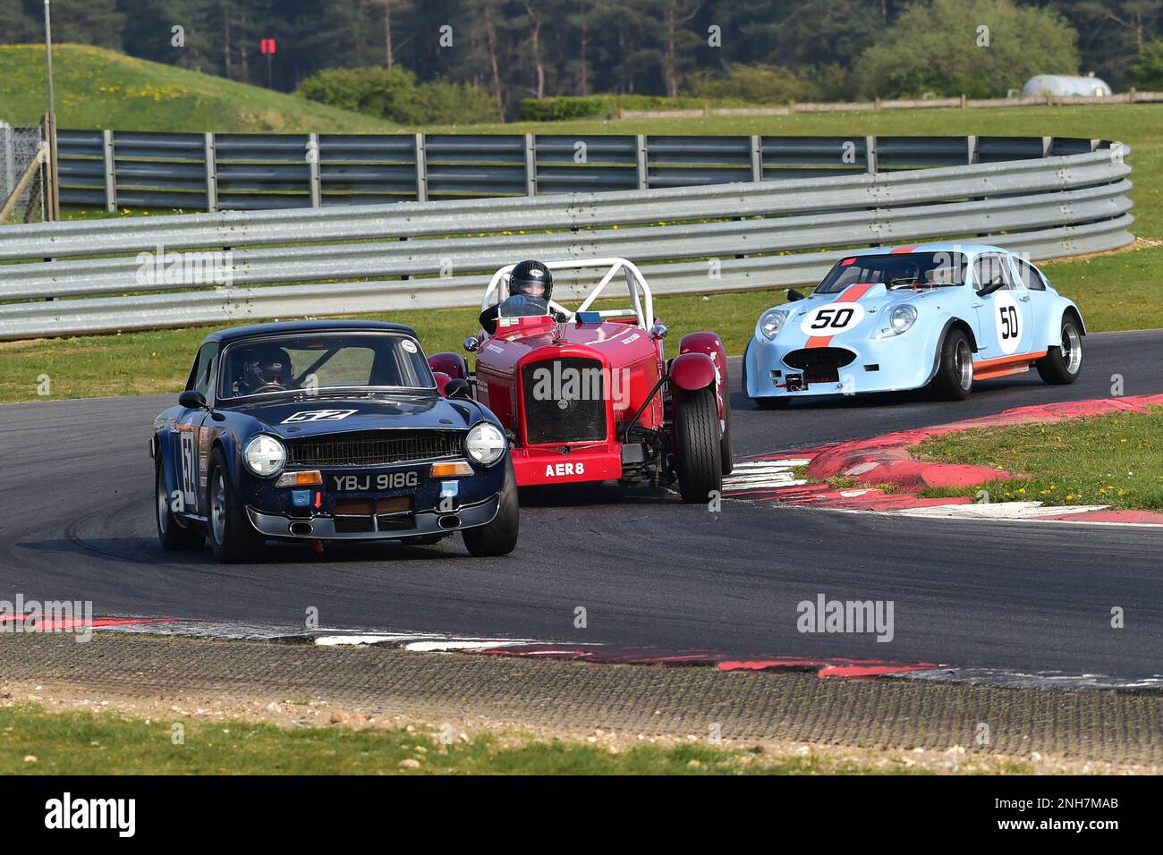 You won't see a trio of cars like this racing that often, Phillip Lambe ...