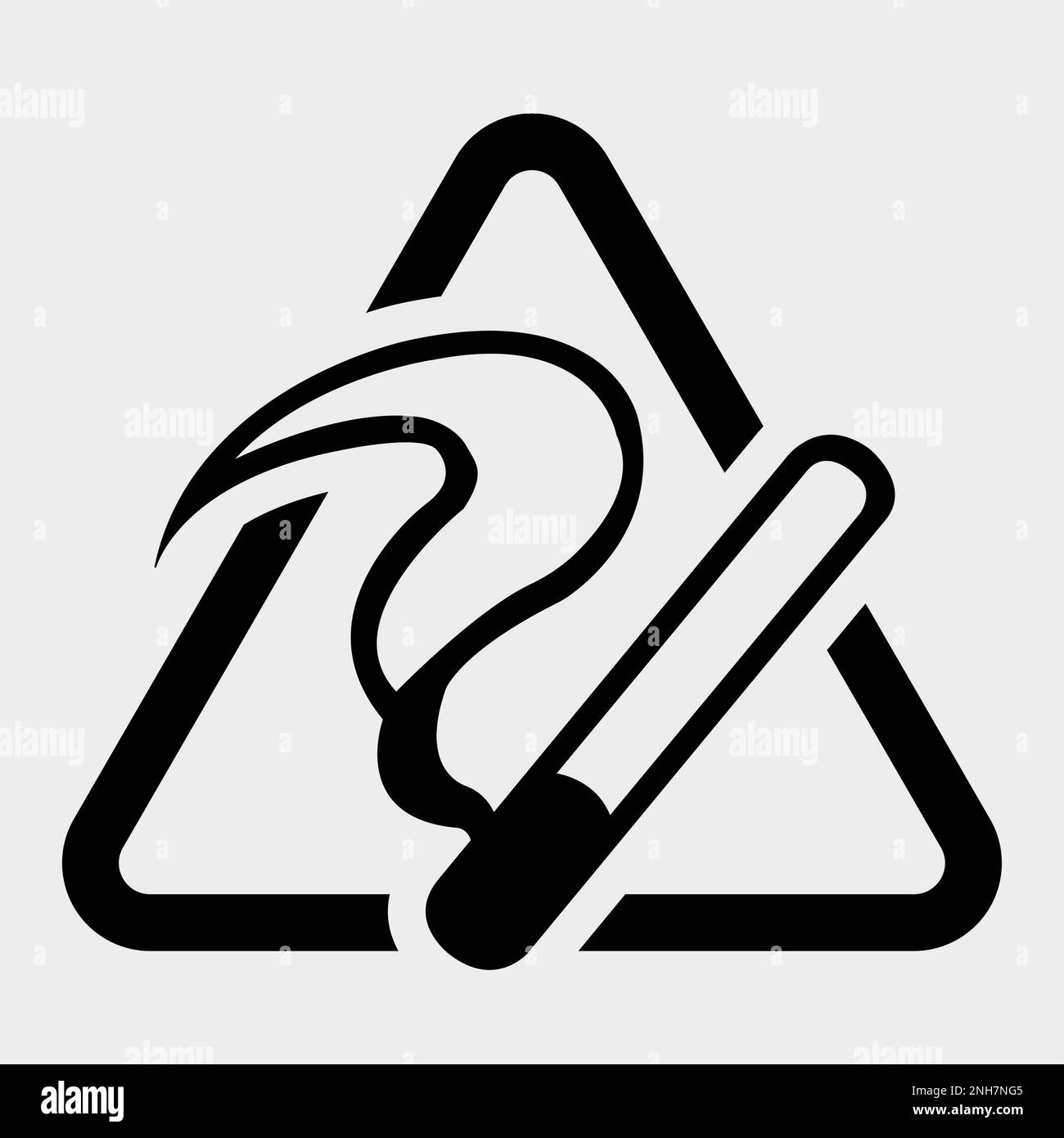 No Smoking Symbol Sign Isolate on White Background,Vector Illustration Stock Vector Image & Art ...