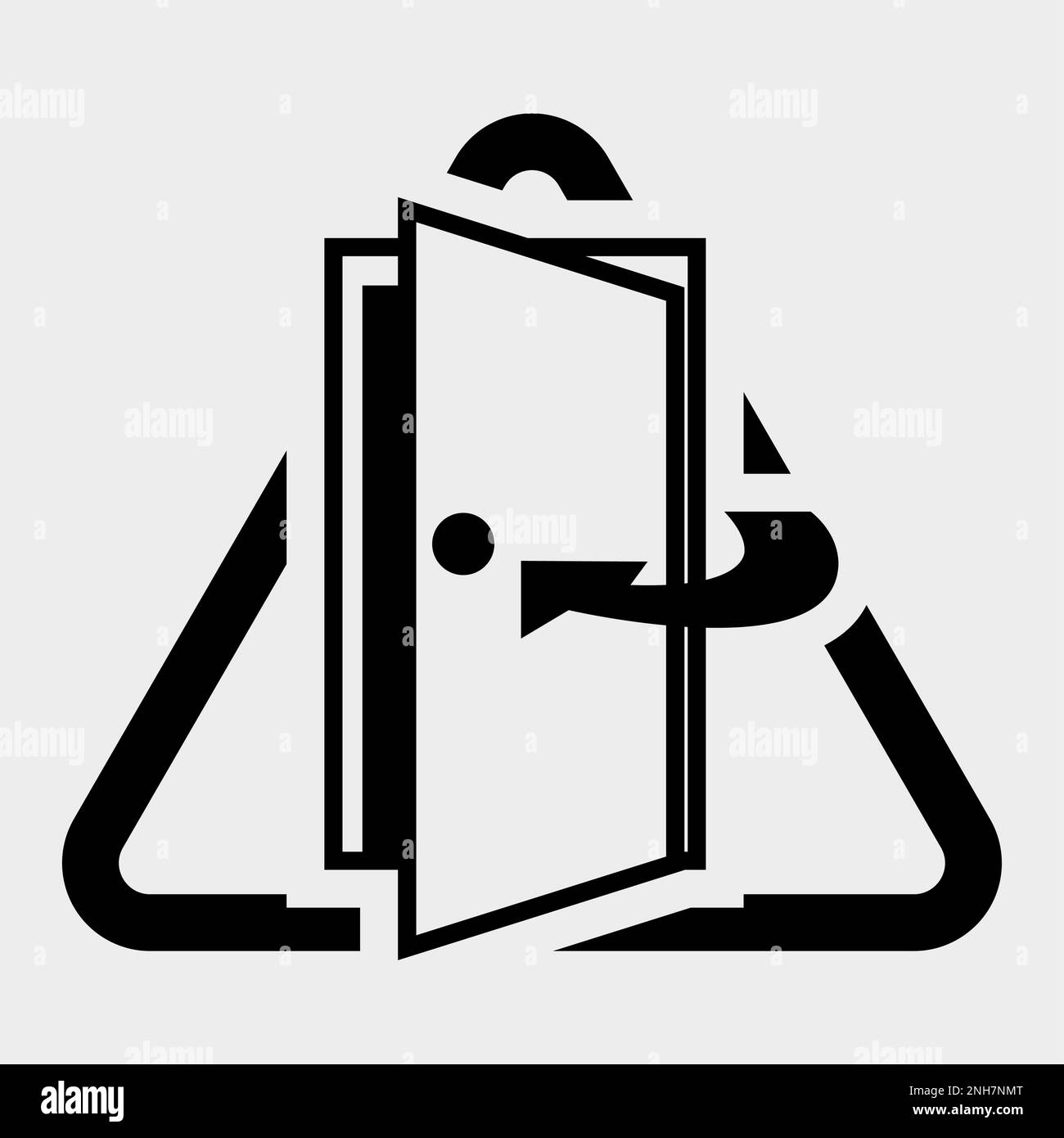 Keep Door Closed Symbol Sign Isolate On White Background,Vector ...
