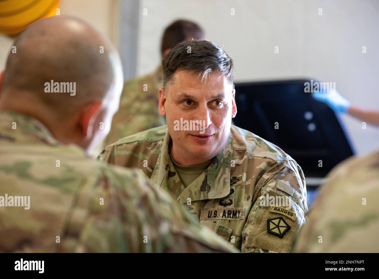 U.S. Army Brig. Gen. David B. Womack, V Corps deputy commanding general ...