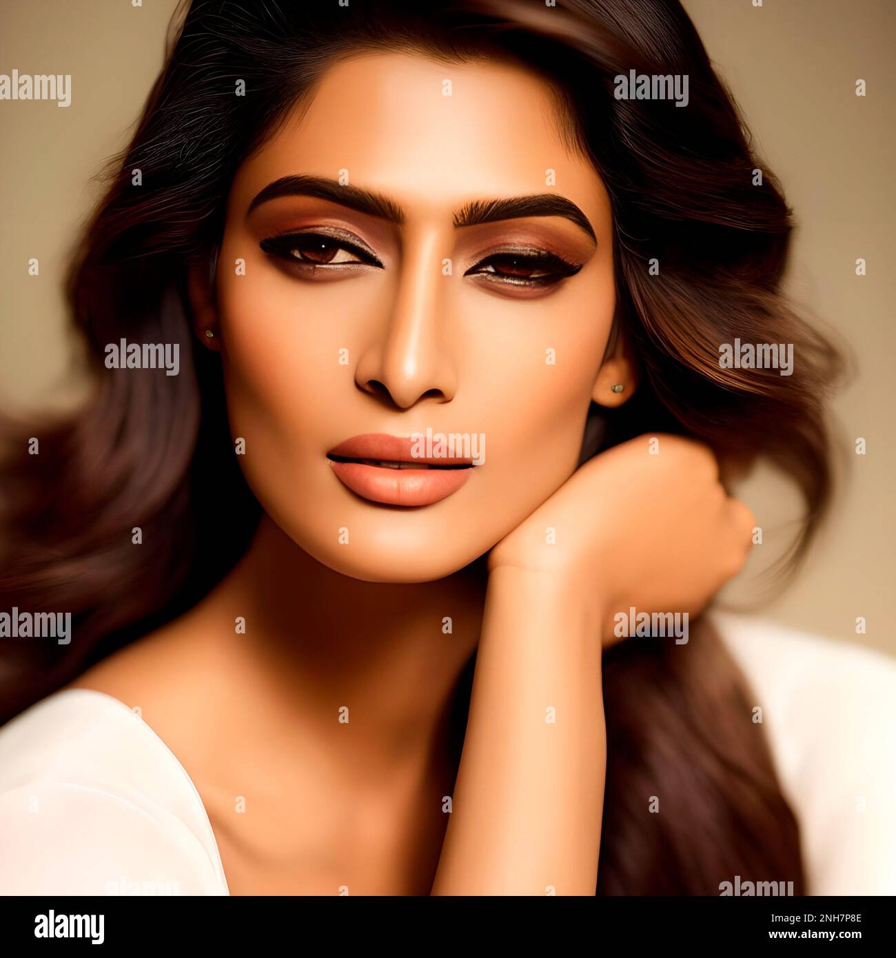 Indian super female model hi-res stock photography and images - Alamy