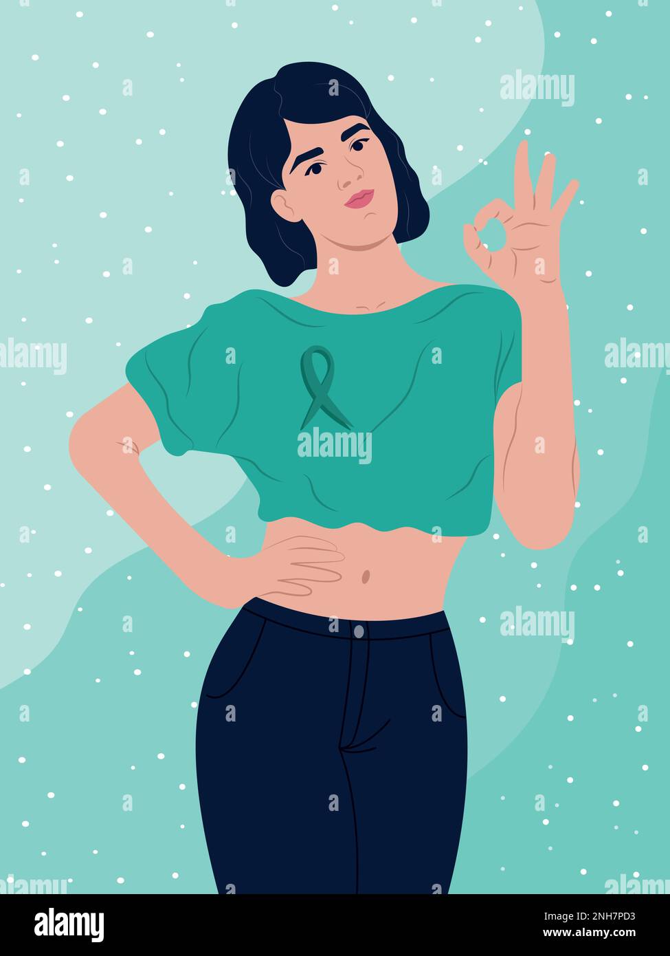 Ovarian Cancer Awareness Month in England. Ovarian Cancer Awareness ...