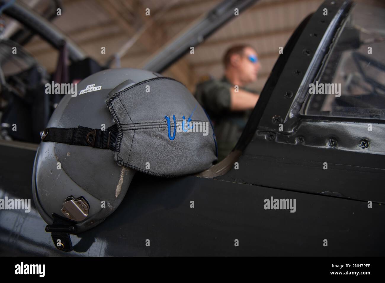 U.S. Air Force Lt. Col. Ryan “Vic” Fandler, an instructor pilot ...